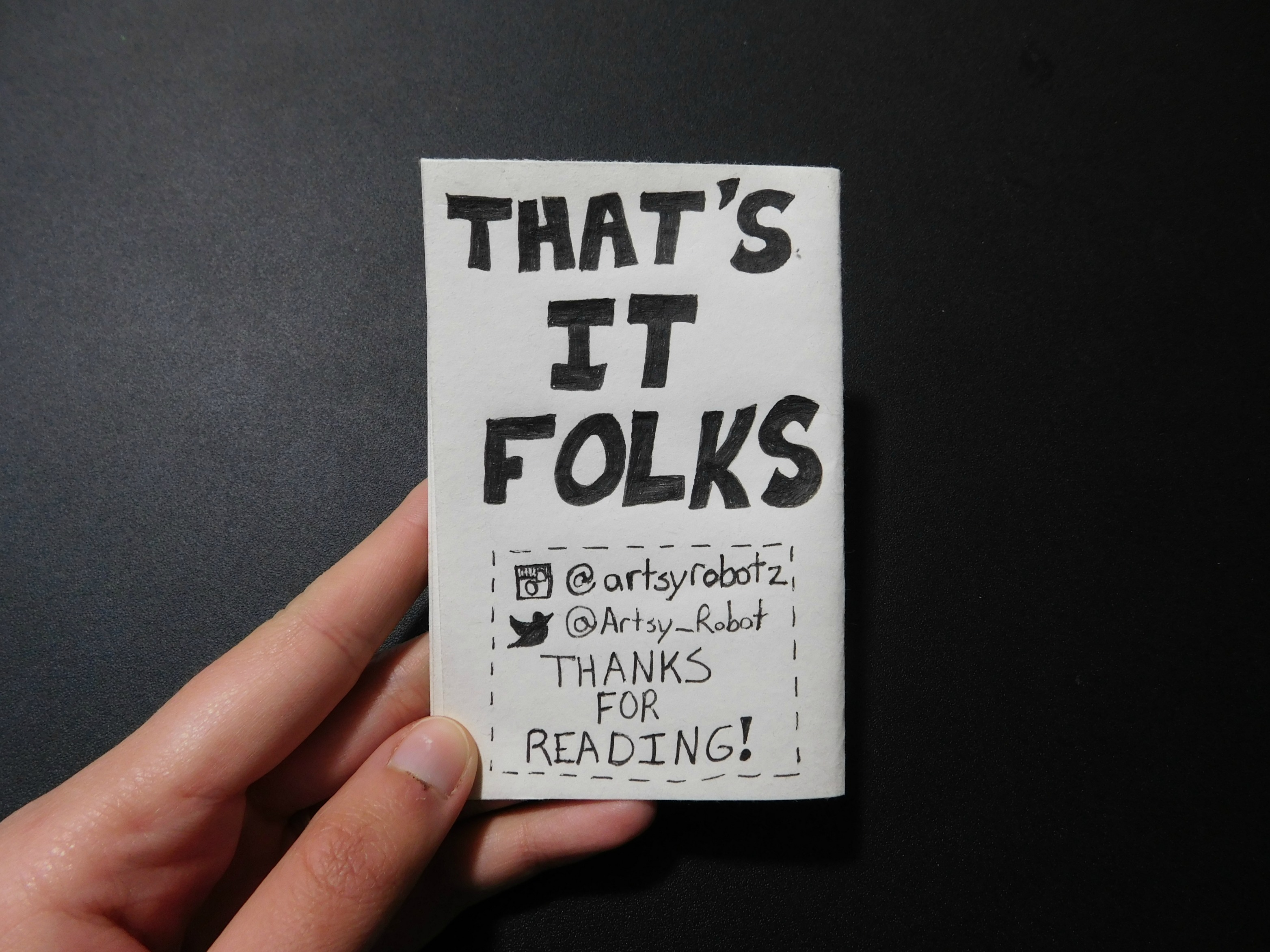 How I Made My First Zine! – ArtsyRobotz